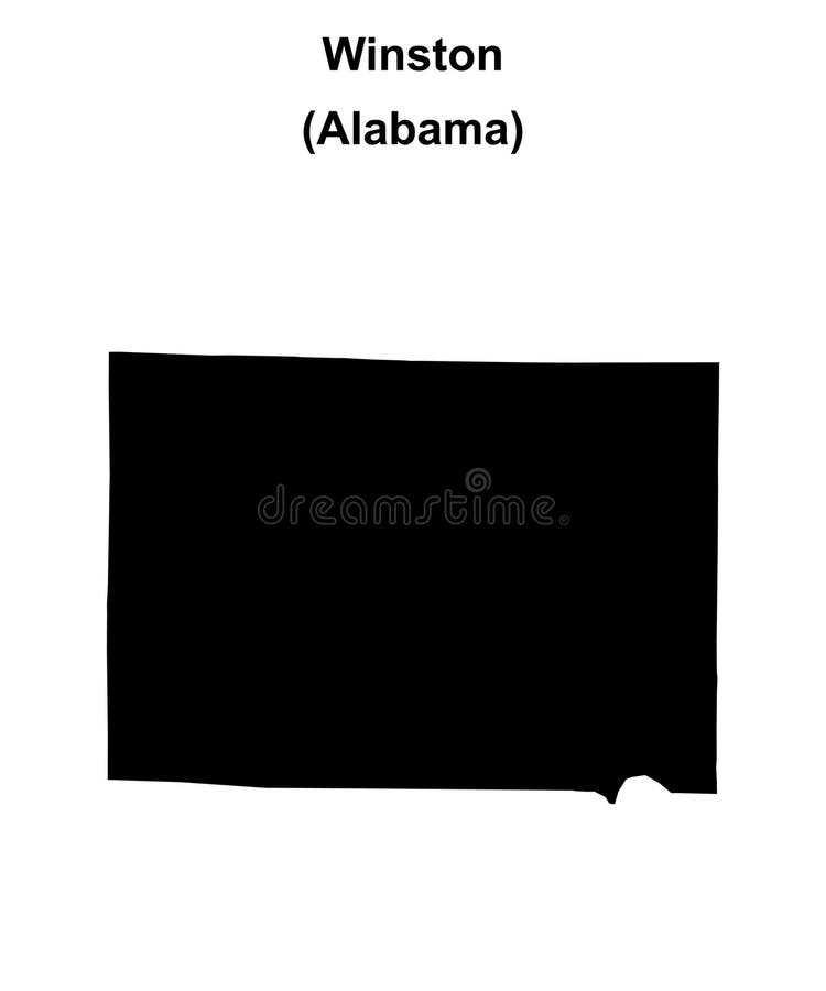 Winston Outline Map Stock Photos - Free & Royalty-Free Stock Photos ...