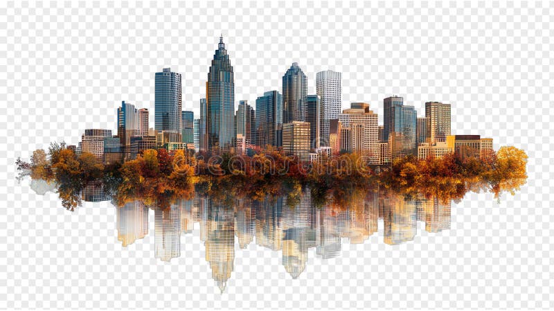 Winston-Salem city skyline stock image. Illustration of skyscraper ...