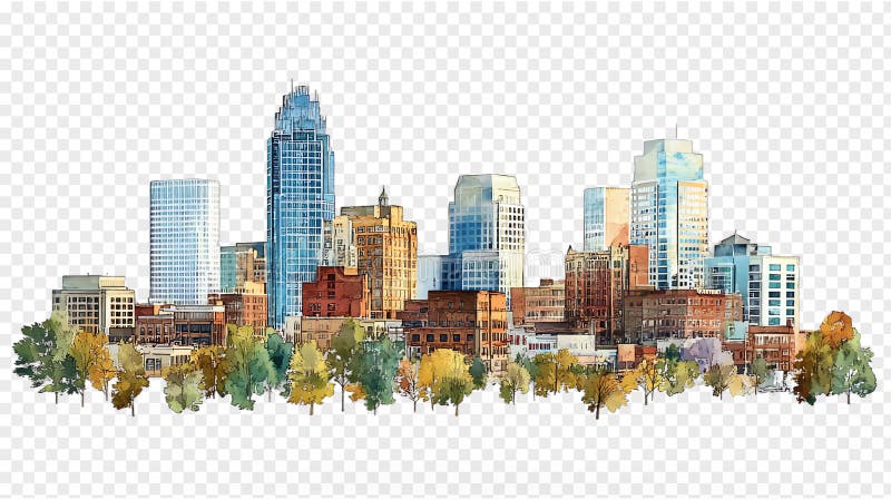Winston-Salem city skyline stock image. Illustration of white - 341494285
