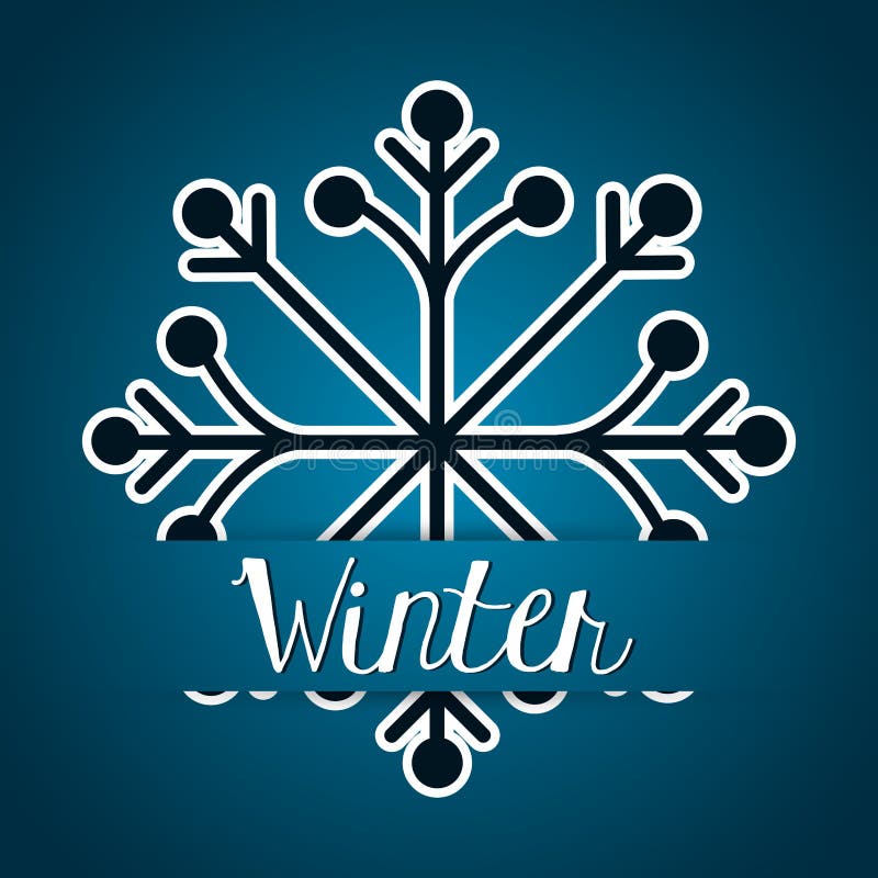 Winte time and snow stock vector. Illustration of change - 62774193