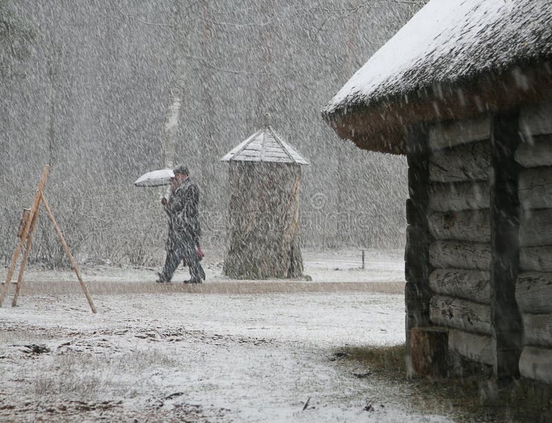 Red, Snow, Winter, Freezing Picture. Image: 132766248
