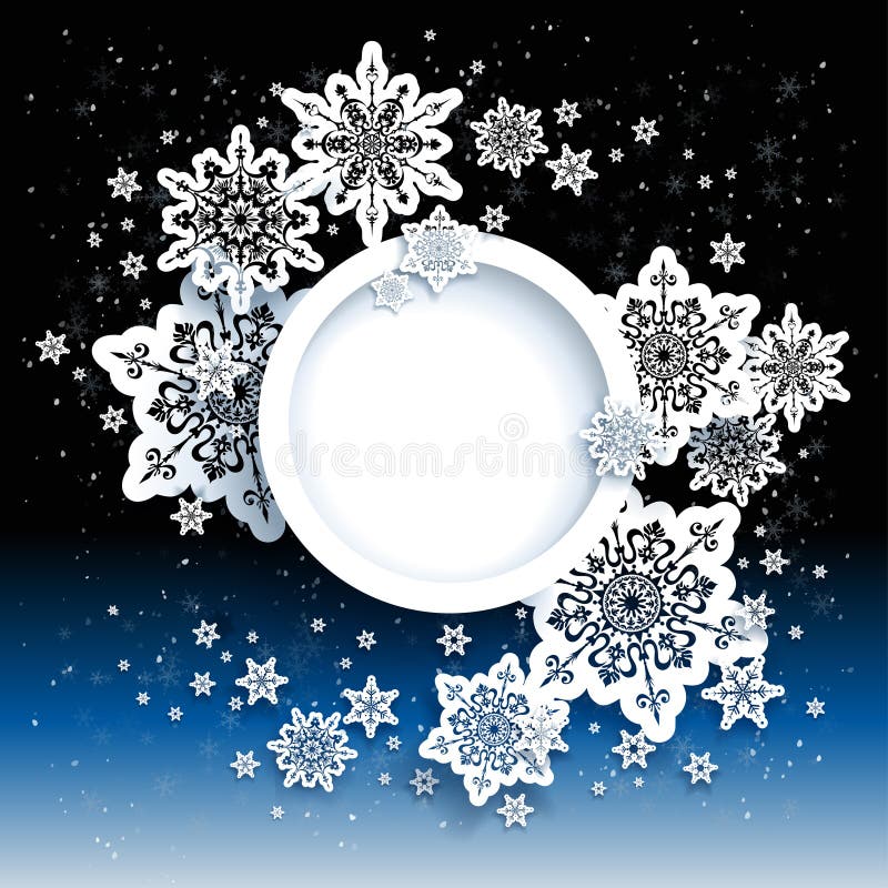 Winter abstract design stock vector. Illustration of december - 32187928