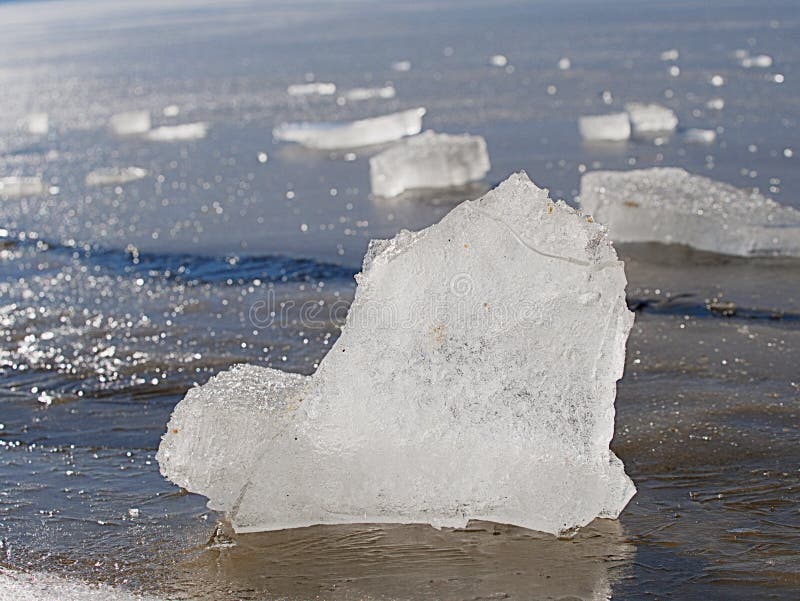 Winter Abstract Theme. Silver Sparkle Glittering in Ice Piece Stock ...
