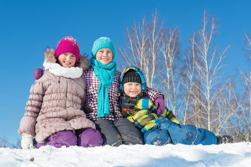 Winter activity stock photo. Image of january, seasonal - 48296144