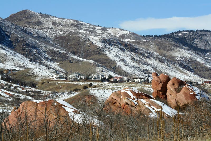 The Front Range of the Colorado Rocky Mountains Stock Image - Image of ...