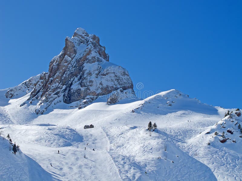 Winter in the alps stock photo. Image of cold, alpine - 22095056