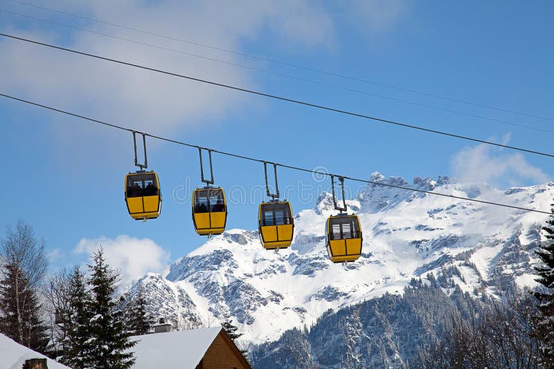 Winter in alps stock photo. Image of forest, lifestyle - 23561420