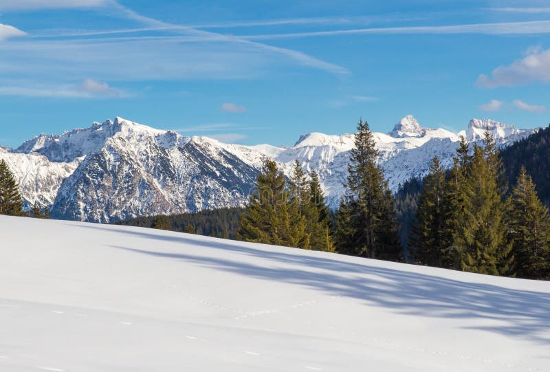 Winter in the Alps stock photo. Image of cold, beautiful - 63357504
