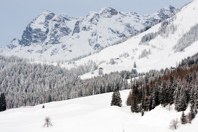 Winter in Alps stock photo. Image of national, landmark - 32369624
