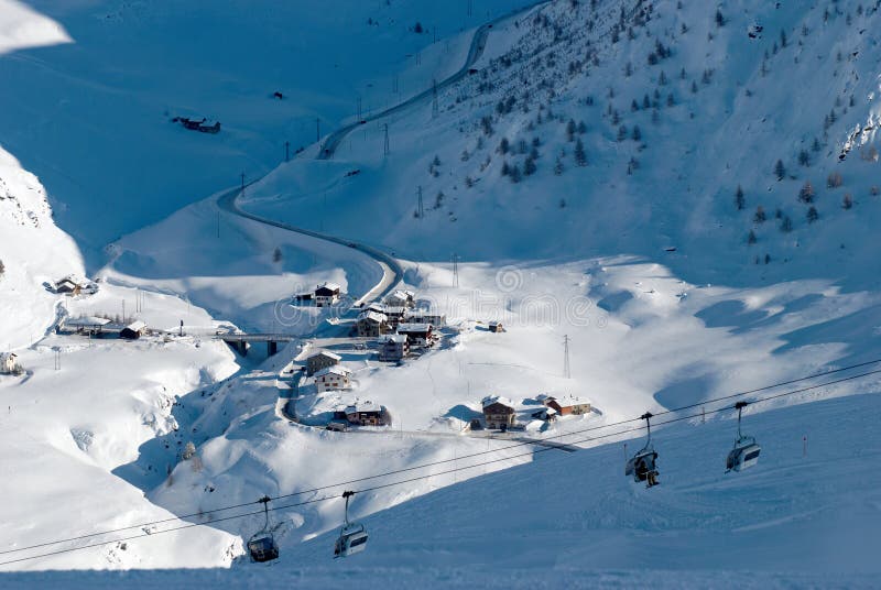 Winter in Apls stock photo. Image of cloud, livigno, nature - 4357526
