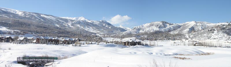 Winter in Aspen i stock image. Image of western, colorado - 26263583