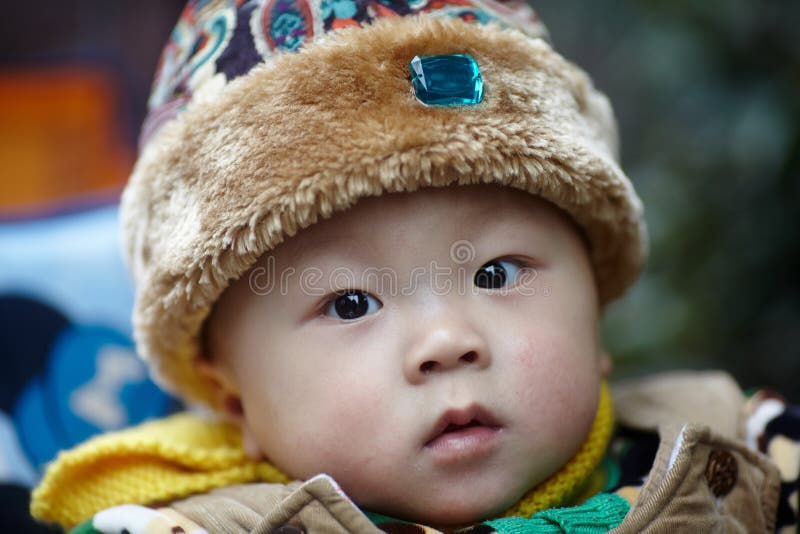 Winter baby stock image. Image of chinese, holding, asia - 48096489