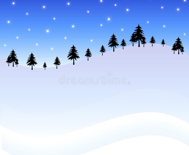 Winter Background 1 stock illustration. Illustration of tree - 6379060