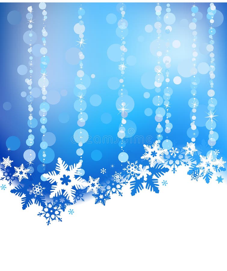 Blue Snow Storm Background stock illustration. Illustration of ...