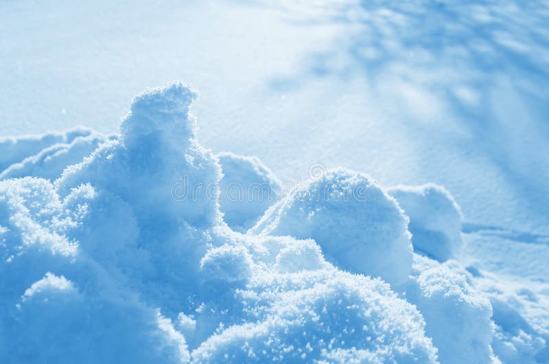 Clumps of Snow after Clearing the Footpath Stock Photo - Image of ...