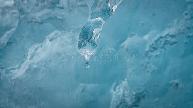 Close Up of a Natural Ice Formation Stock Image - Image of refreshment ...