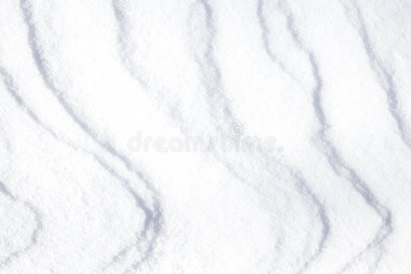 Winter Background with Snowy Ground. Wind Sculpted Patterns on Snow ...