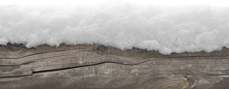 Snow on log stock image. Image of white, frozen, wood - 114443941