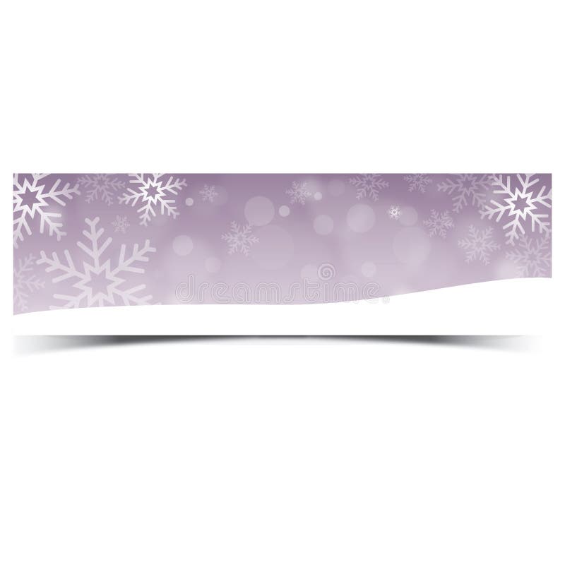 Winter Banner. Vector Illustration Decorative Design Stock Vector ...