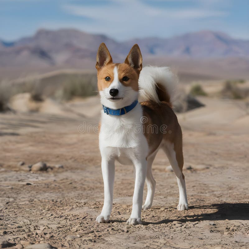 Wild BAsenji stock illustration. Illustration of sleek - 320378717