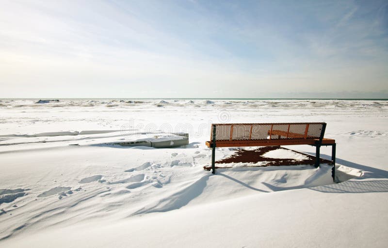 Winter at the beach stock image. Image of crystal, background - 17933159