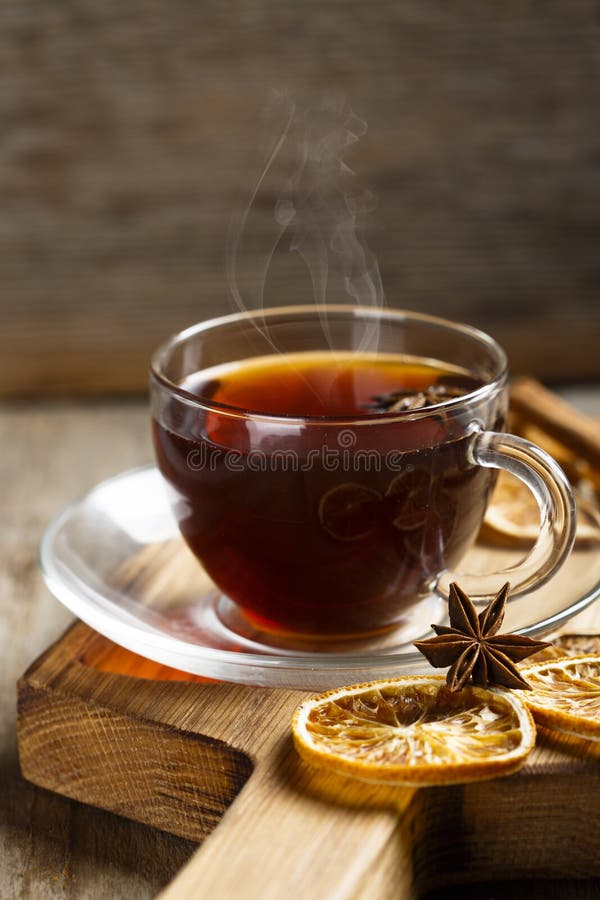 Winter Black Tea with Spices Stock Photo - Image of cosy, brewed: 117047880