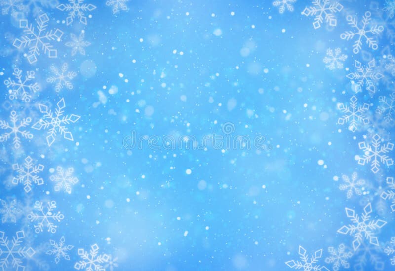 Winter Blue Abstract Background Stock Illustration - Illustration of ...