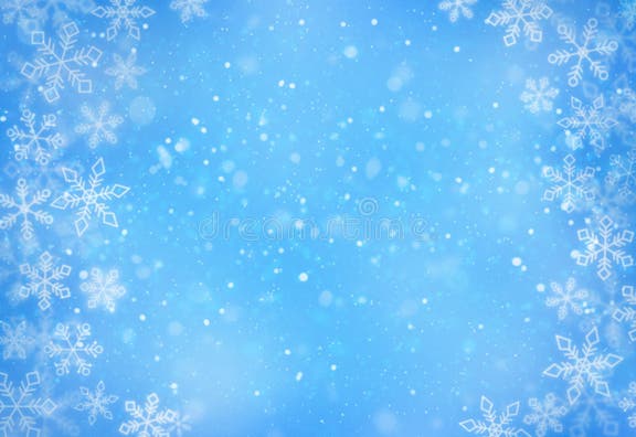 Winter Blue Abstract Background Stock Illustration - Illustration of ...