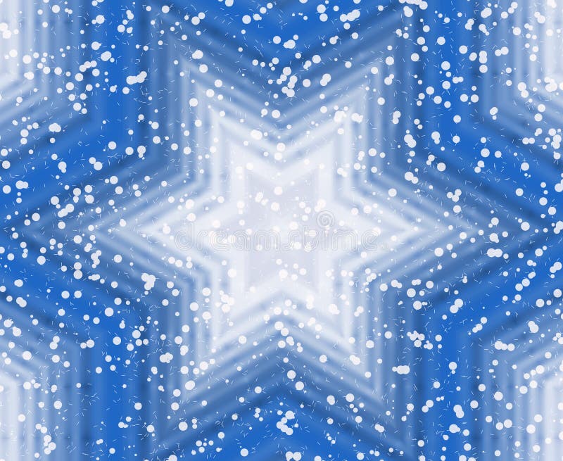 Winter Blue Star Background Stock Illustration - Illustration of ...