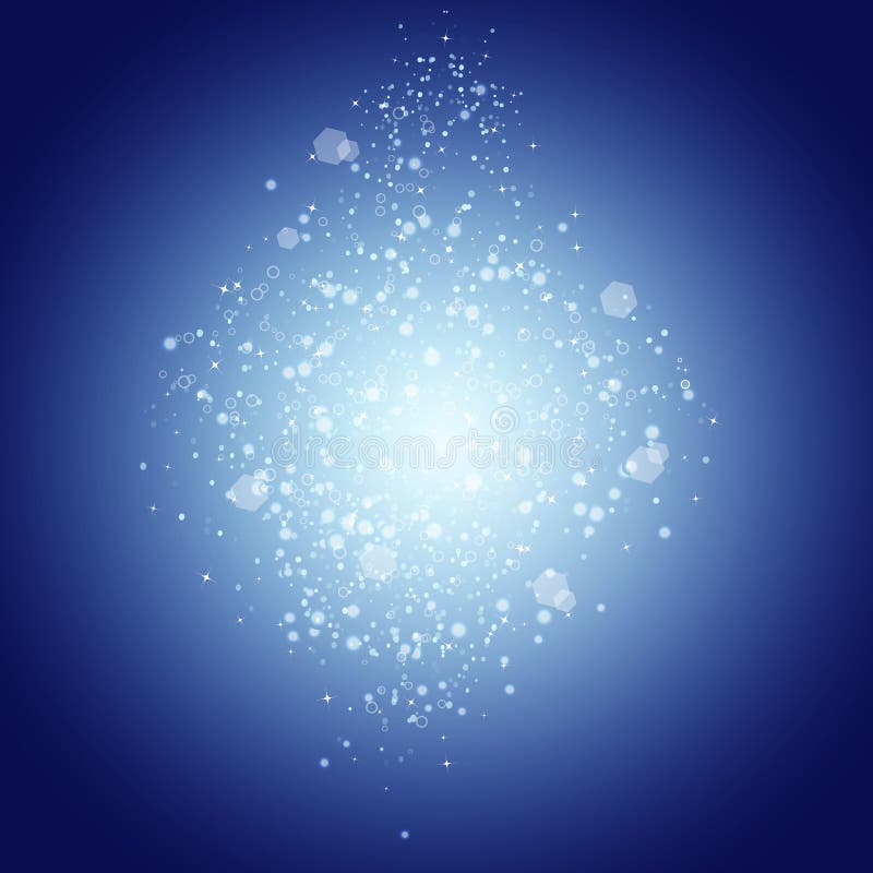 Winter Blue Xmas Background Stock Illustration - Illustration of eps10 ...