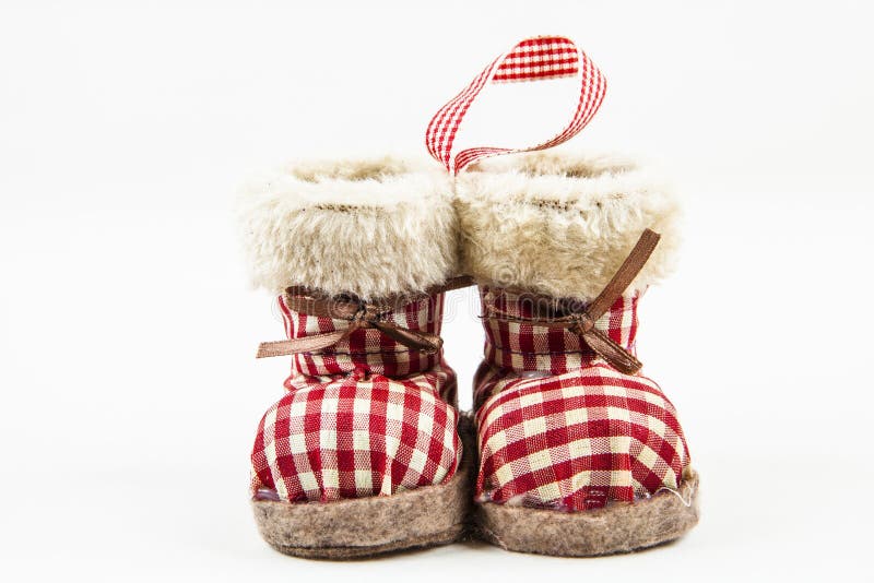Winter boot ornament stock photo. Image of xmas, shoe - 34984664