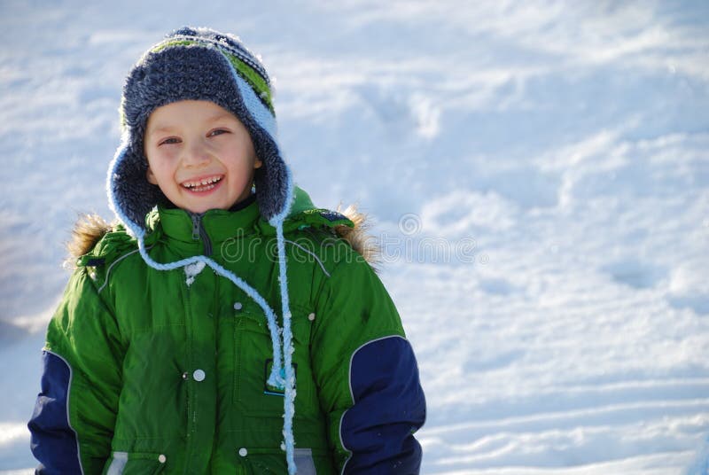 Winter Boy stock photo. Image of portrait, young, posing - 4073014