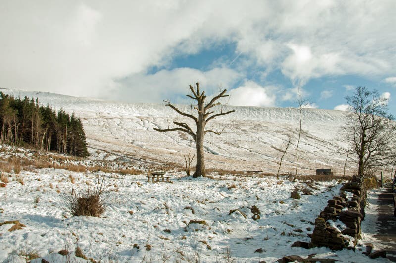 Winter in the Brecon Beacons. Stock Photo - Image of scenery, mountain ...