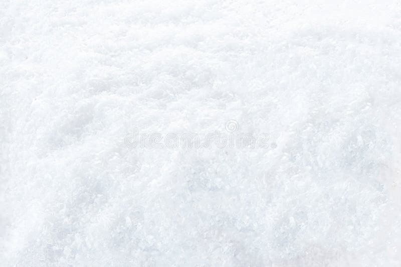 Winter Bright Background with White Pure Snow. Fresh Snow Texture Close ...
