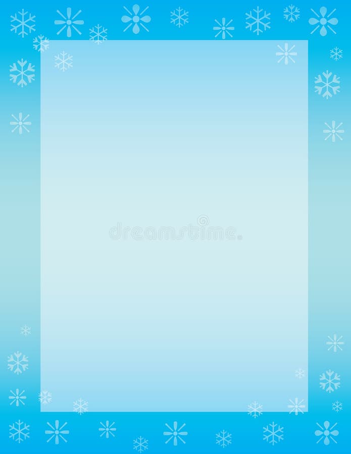 Winter Brochure Background Stock Illustration - Image: 61871974