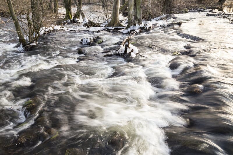 Winter brook stock photo. Image of nant, river, creek - 22974578