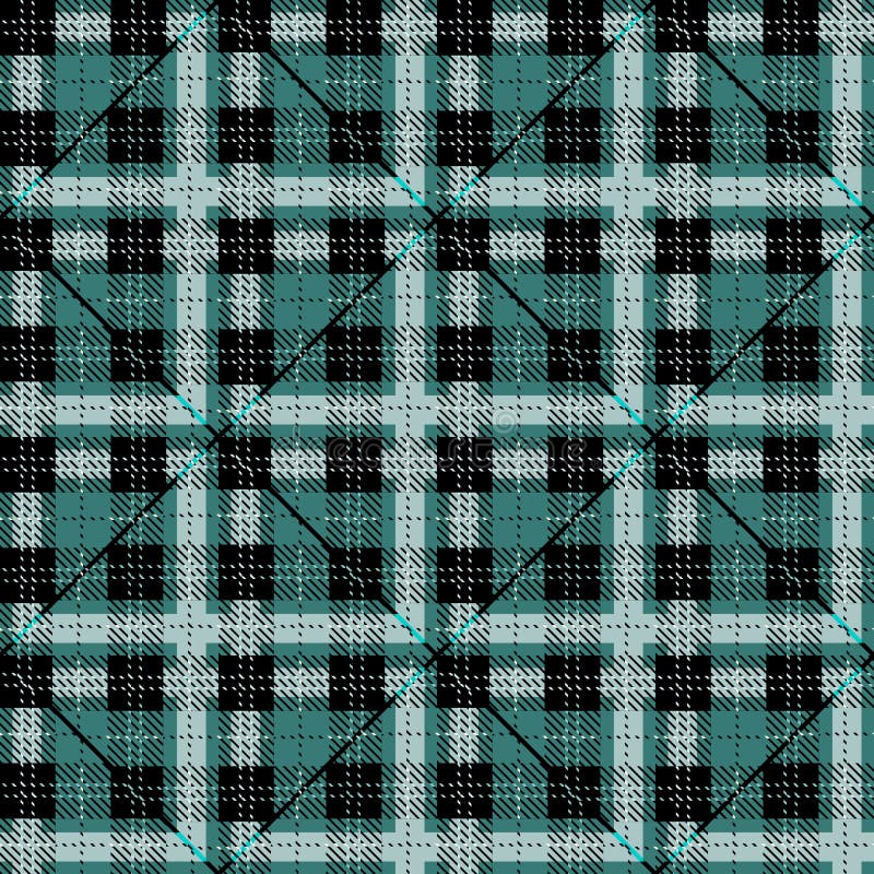 Winter Buffalo Plaid Seamless Pattern - Classic Buffalo Style Plaid ...