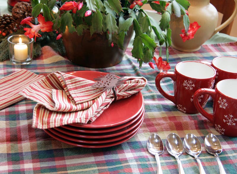 Winter Buffet Table Setup stock image. Image of festive - 12019407
