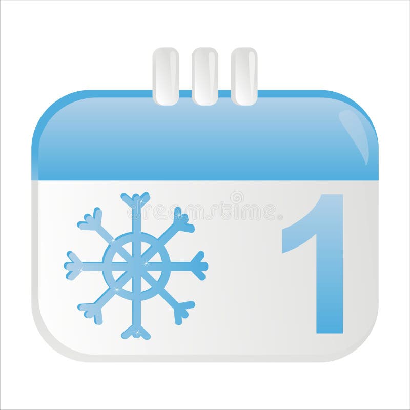 Winter calendar icon stock vector. Illustration of isolated - 16838958