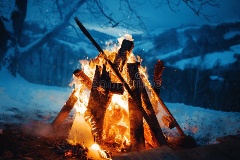 7,419 Winter Campfire Stock Photos - Free & Royalty-Free Stock Photos ...