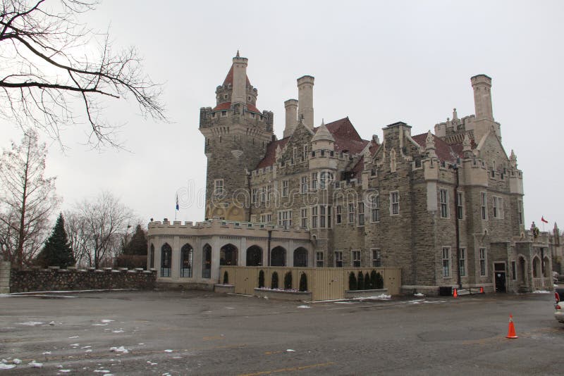 Winter Casa Loma Toronto Canada Stock Image - Image of castle, winter ...