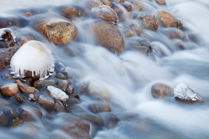 Winter Cascade stock photo. Image of seasons, white, water - 17667972