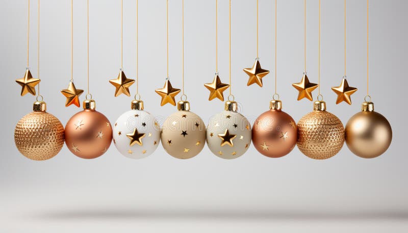 Winter Celebration Gold Ornament Shines in December, Festive Gift ...