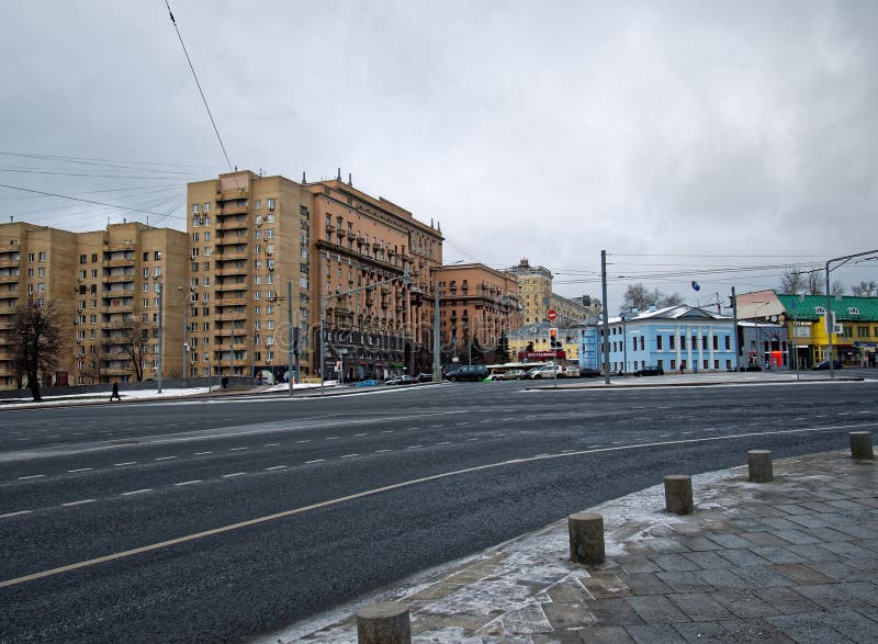 Winter in the Center of Moscow Editorial Stock Photo - Image of ...