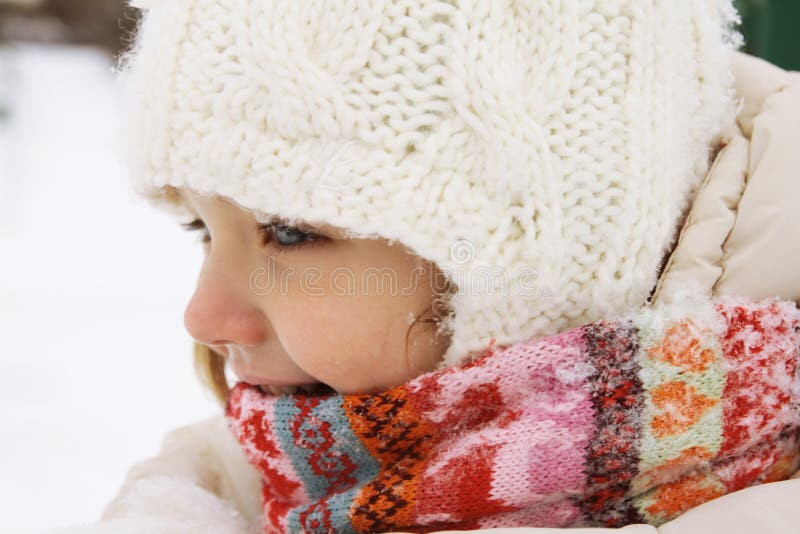 Winter child stock image. Image of warm, happiness, health - 17269793