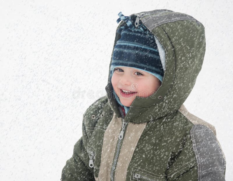 Winter baby boy stock photo. Image of expression, childhood - 7465964