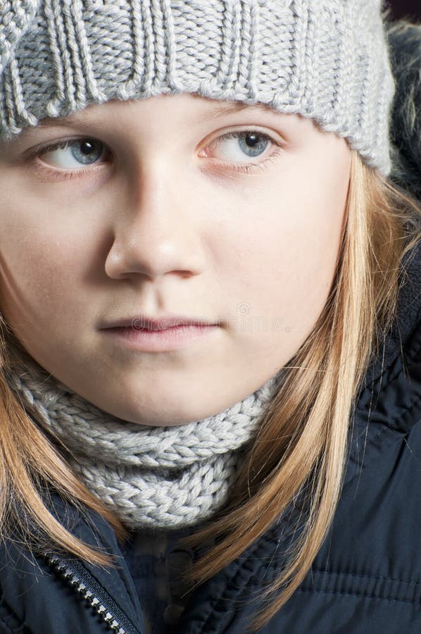 Winter child stock image. Image of happy, lips, eyes - 28500761