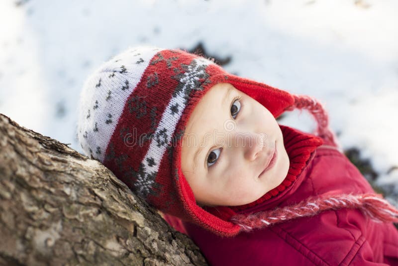 Winter child stock photo. Image of childhood, cheerful - 28537366