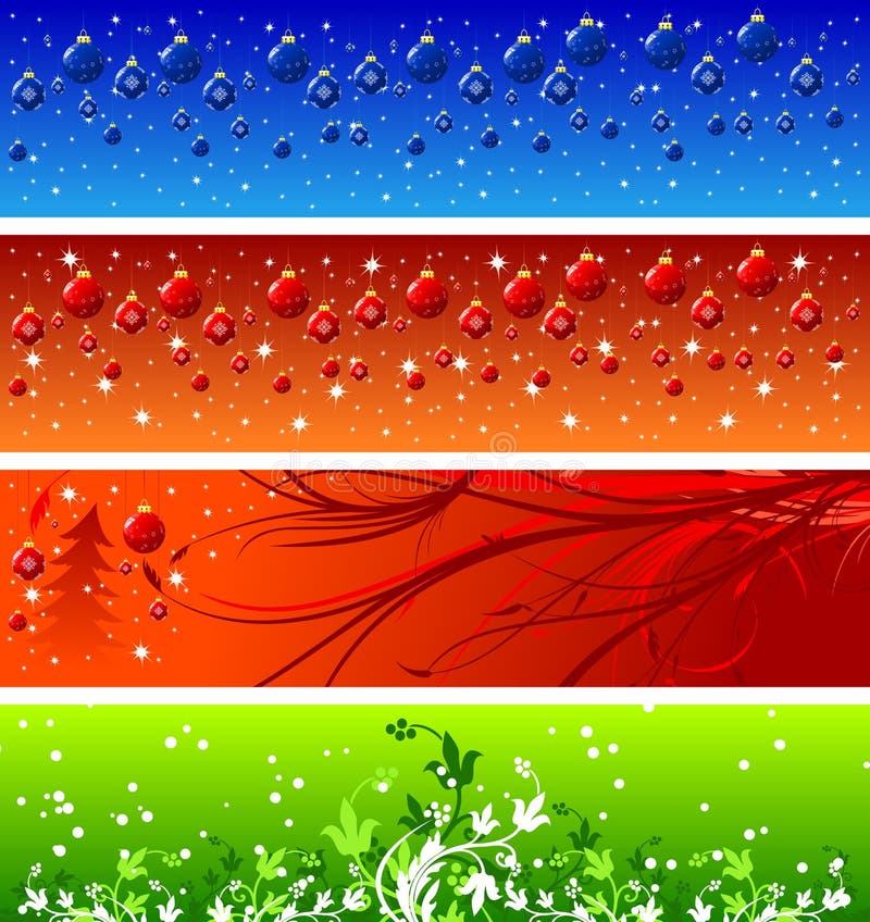 Christmas headers stock vector. Illustration of xmas, holiday - 6754742