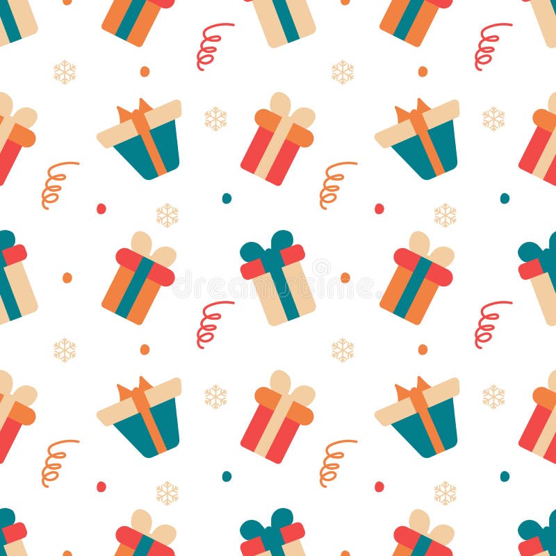 Winter Christmas Seamless Pattern. Creating a Festive Design, Printing ...